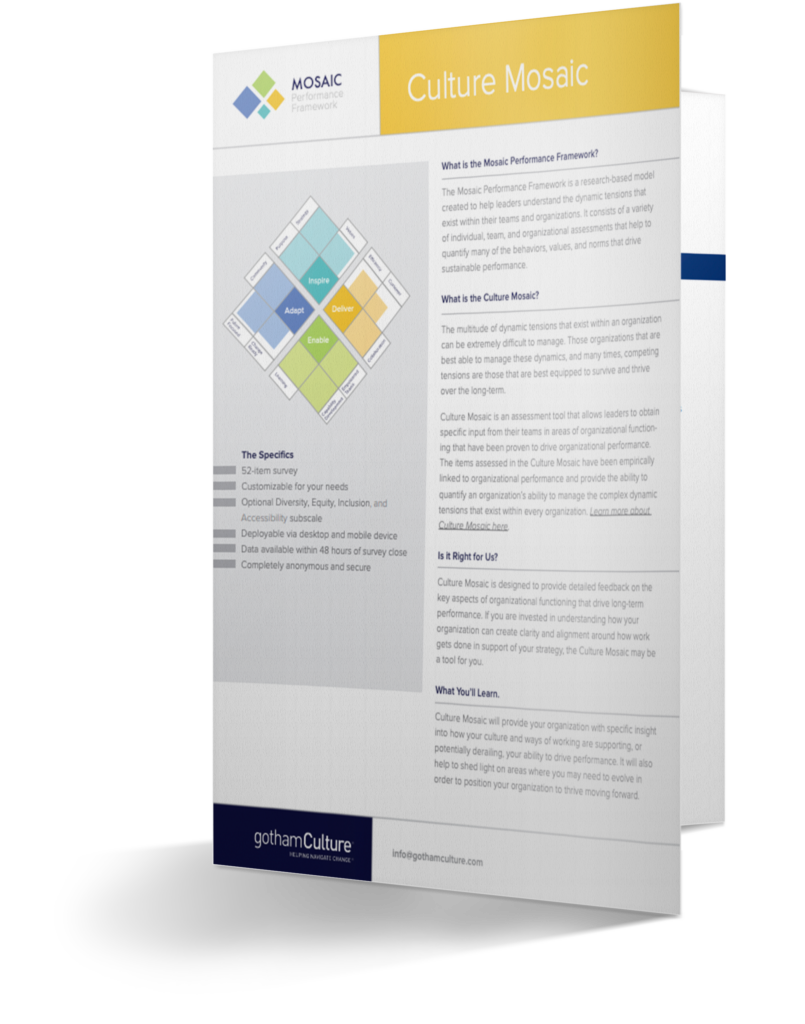 Culture Mosaic Survey - gothamCulture